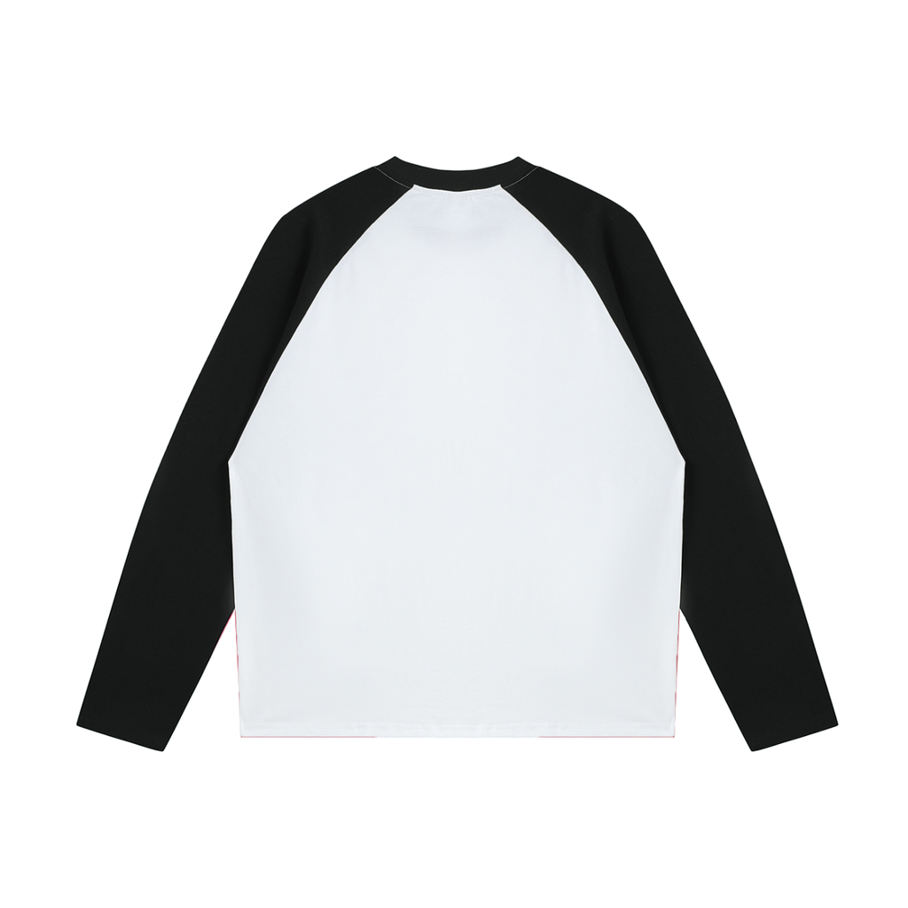 Color-Blocked Raglan Long-Sleeve T-Shirt – Wear the legend